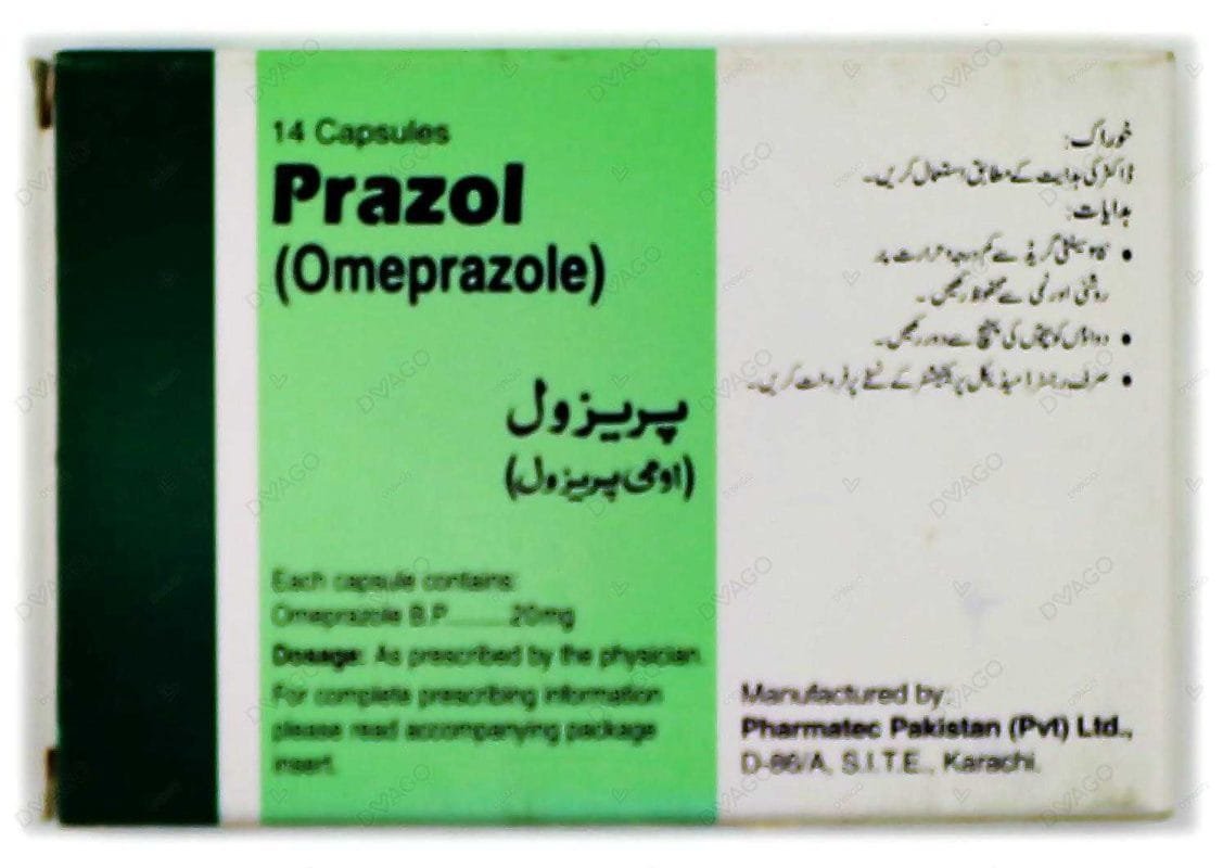 Prazol Capsules 20Mg (1 Strip = 7 Capsules) - Medlife - Your Trusted ...